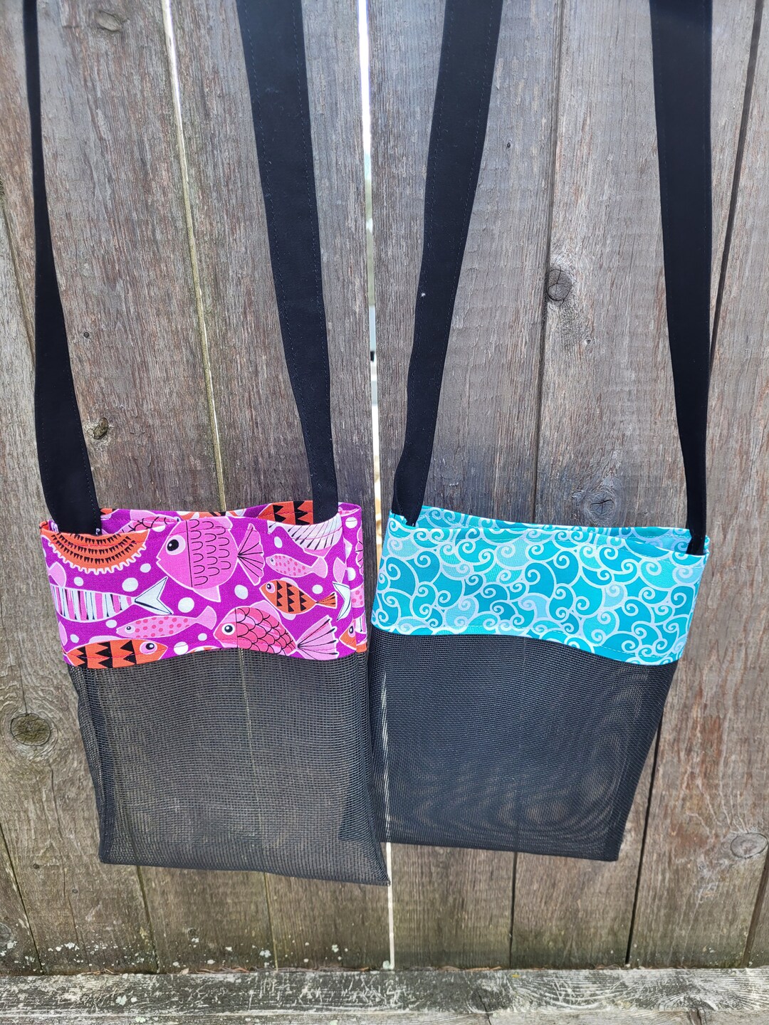 Beachcomber Bag, Shell Collecting Bag, Blue Bags - Etsy