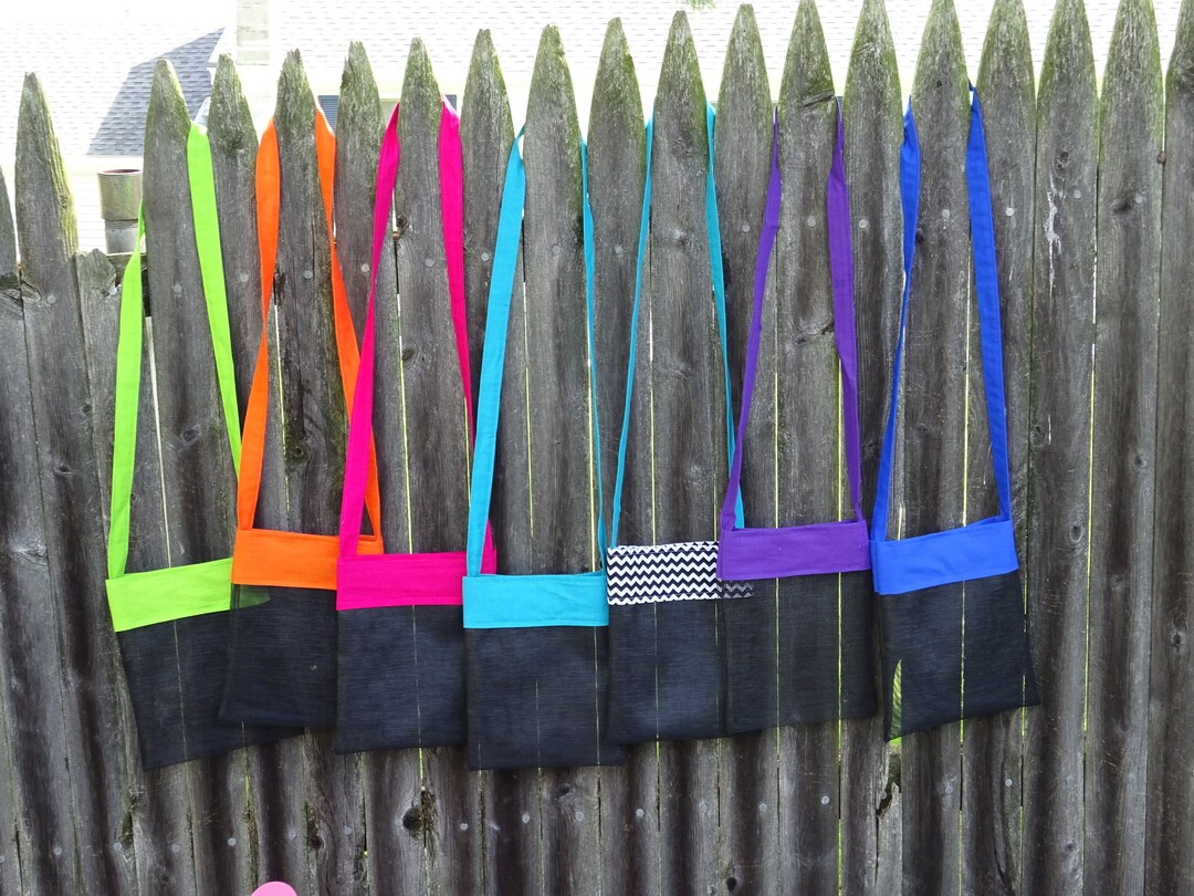 Beachcomber Bags, Shell Collecting Bags Solid Styles - Etsy