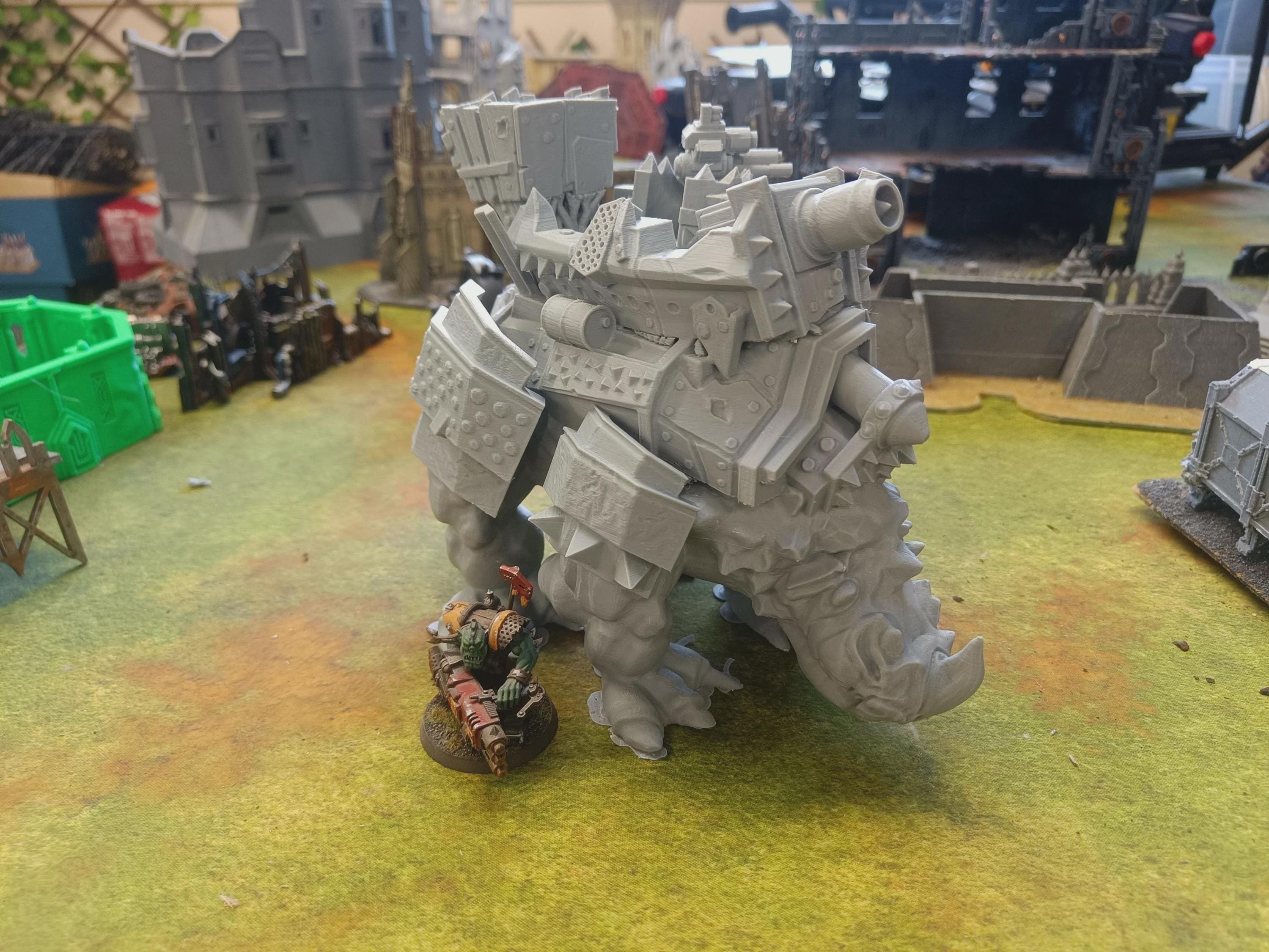 Orc Giant Horned Battle Beast Battle Transport. Living Tank - Etsy