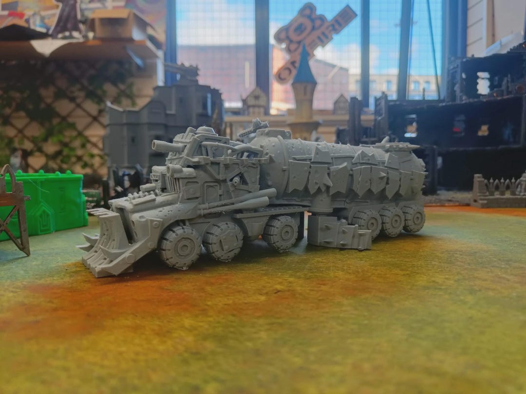 Orkaz Orc or Dystopian Super Heavy Transport Battlewagon Truck - Etsy