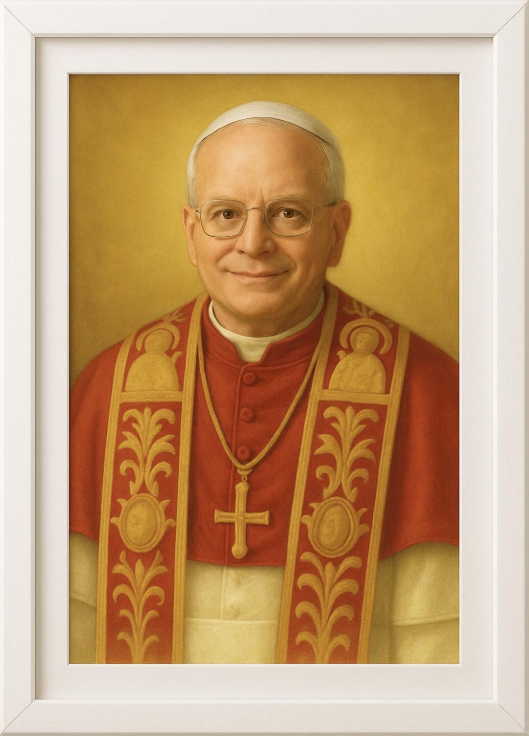Pope Leo XIV Digital Poster – Printable Portrait by Robert Francis ...