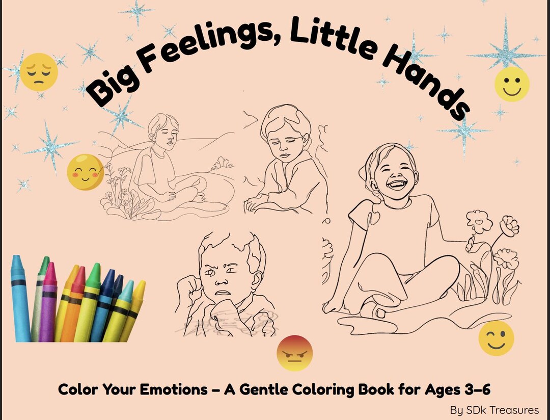 Big Feelings, Little Hands – Printable Coloring Book for Kids | Social ...