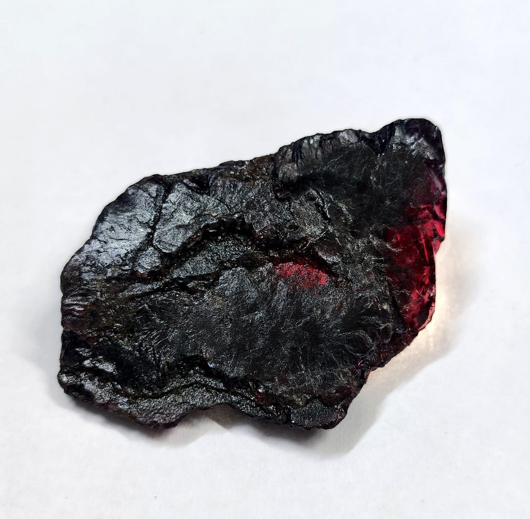 Large Raw Red Garnet Stone: Natural January Birthstone Healing Crystal ...