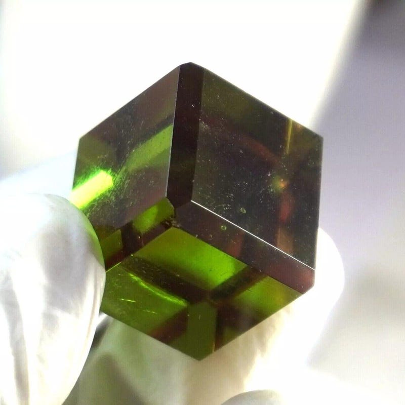 Alexandrite Cube Beads - Etsy