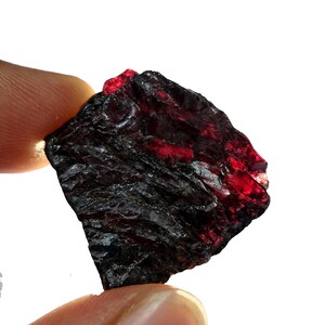 Raw Red Garnet Stone: 89 Ct Natural January Birthstone, Arizona - Etsy
