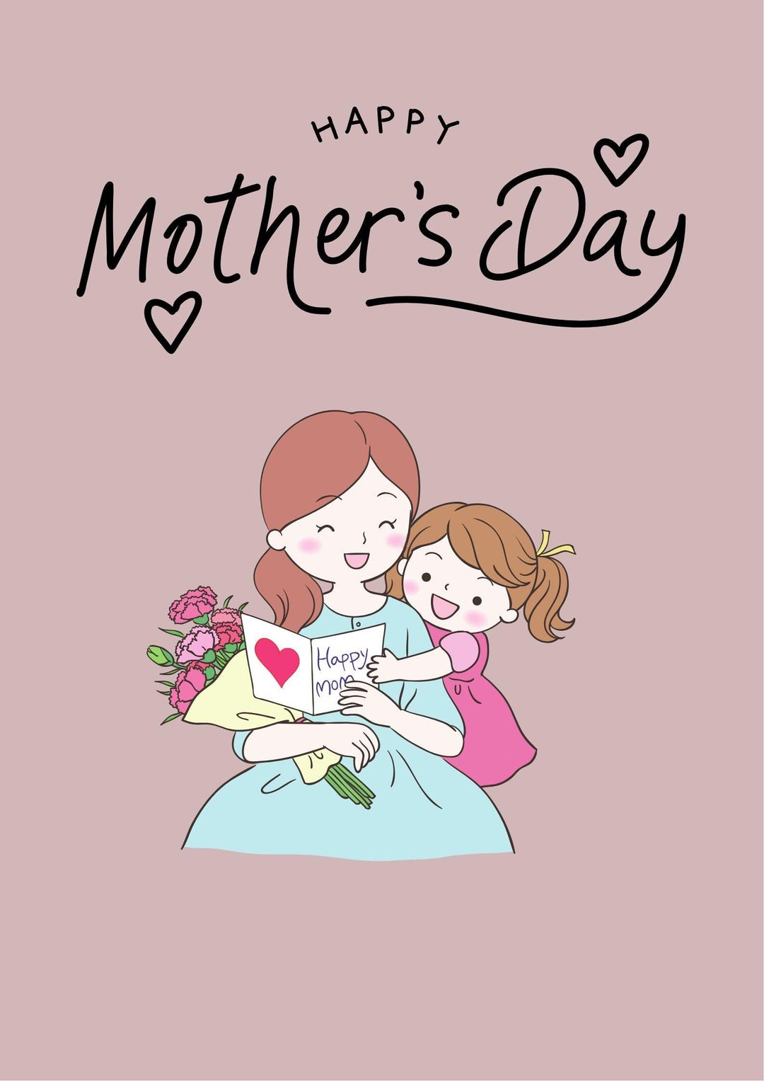 Pritable Mother's Day Letter Template - Dear Mom Fill in the Blank ...