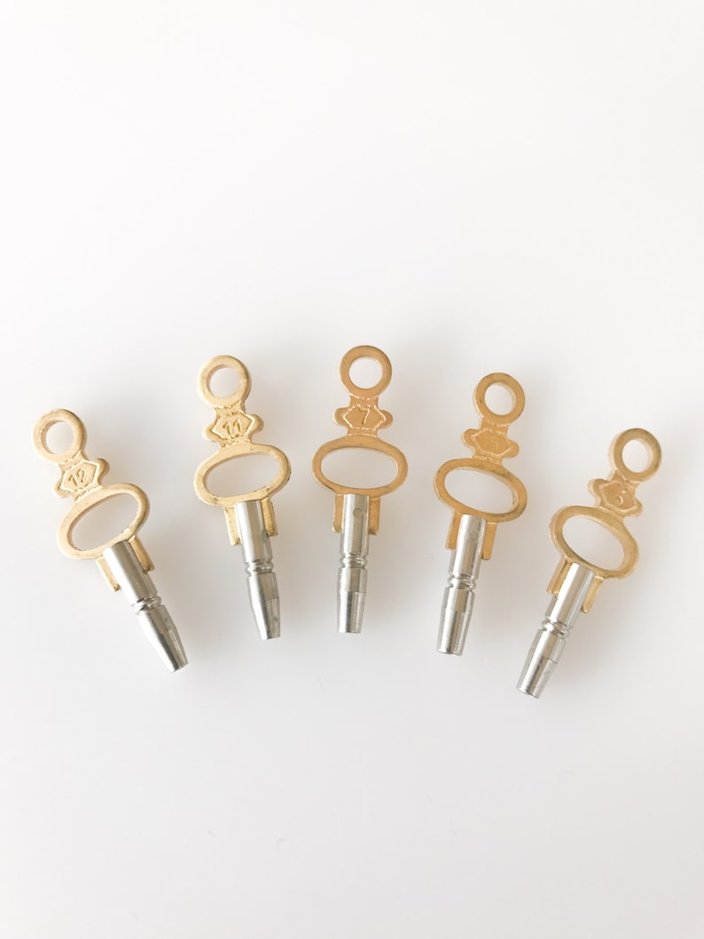 ONE Watch Key, New Metal Watch Key, Vintage Style, Pocket Watch Winding ...