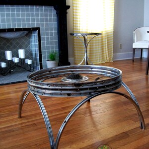 Custom Order Recycled Bike Table... Choose Your Design - Etsy