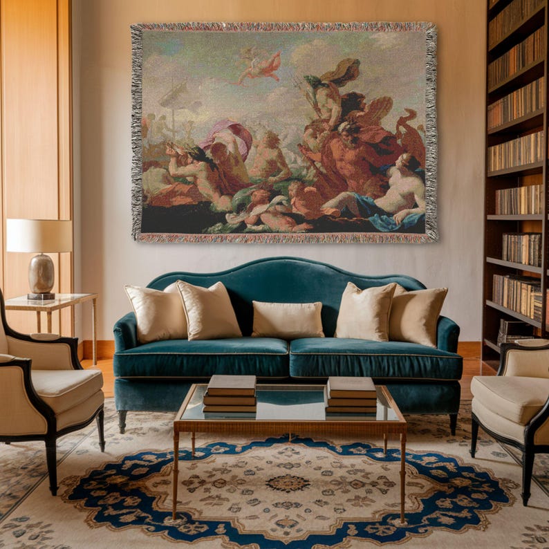 French Classicism Large Wall Tapestries, Woven Wall Decoration, Wall ...