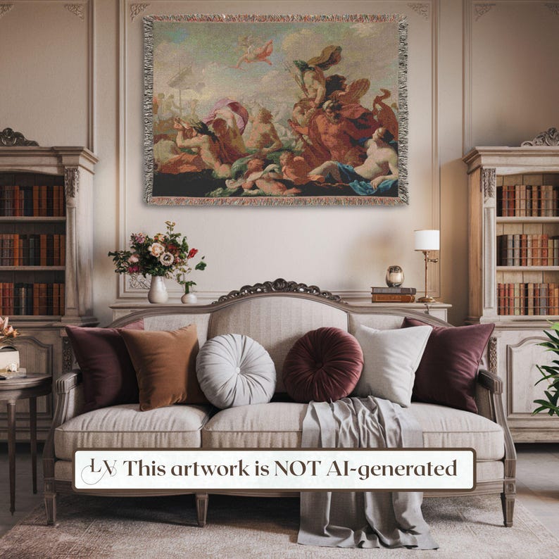 French Classicism Large Wall Tapestries, Woven Wall Decoration, Wall ...