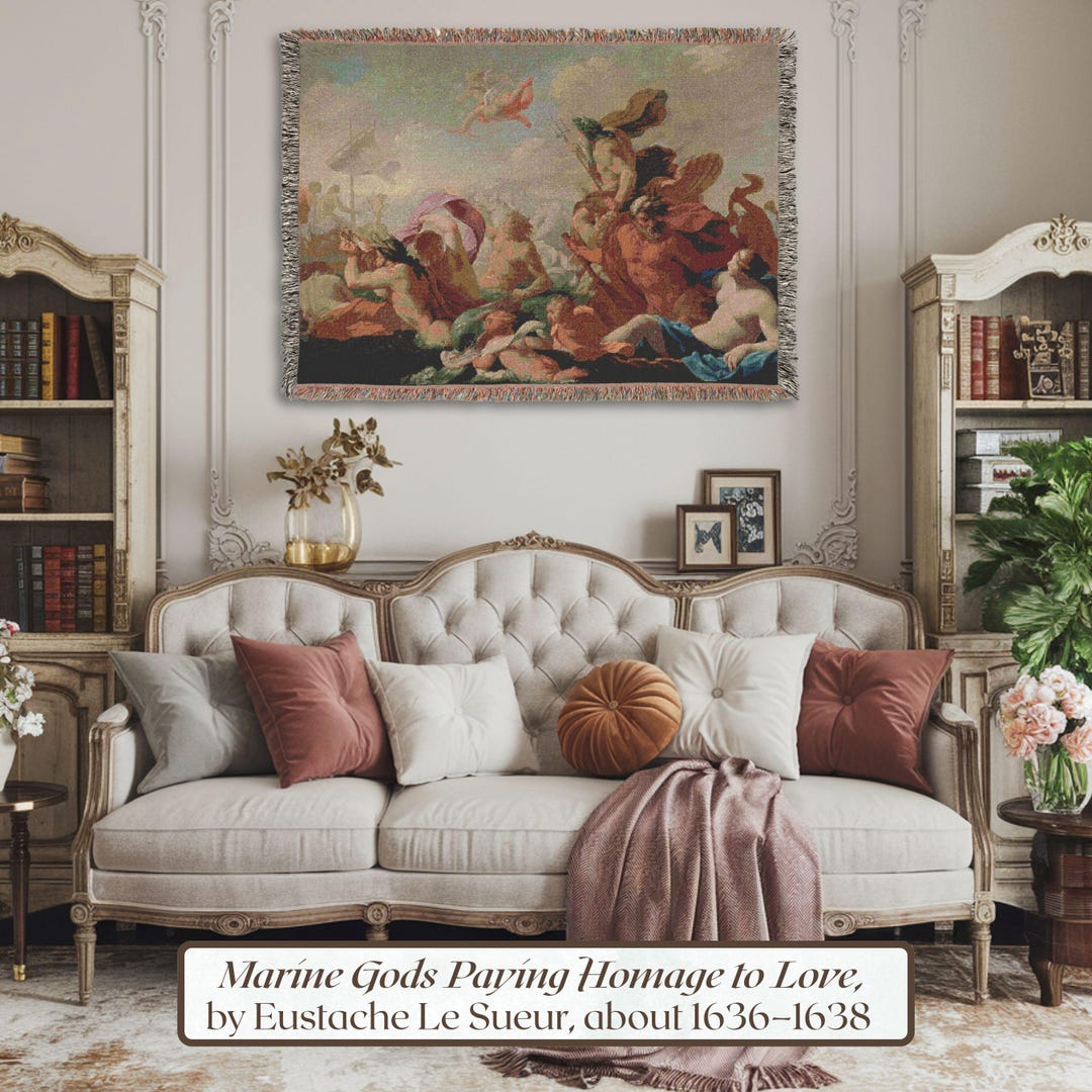 French Classicism Large Wall Tapestries, Woven Wall Decoration, Wall ...