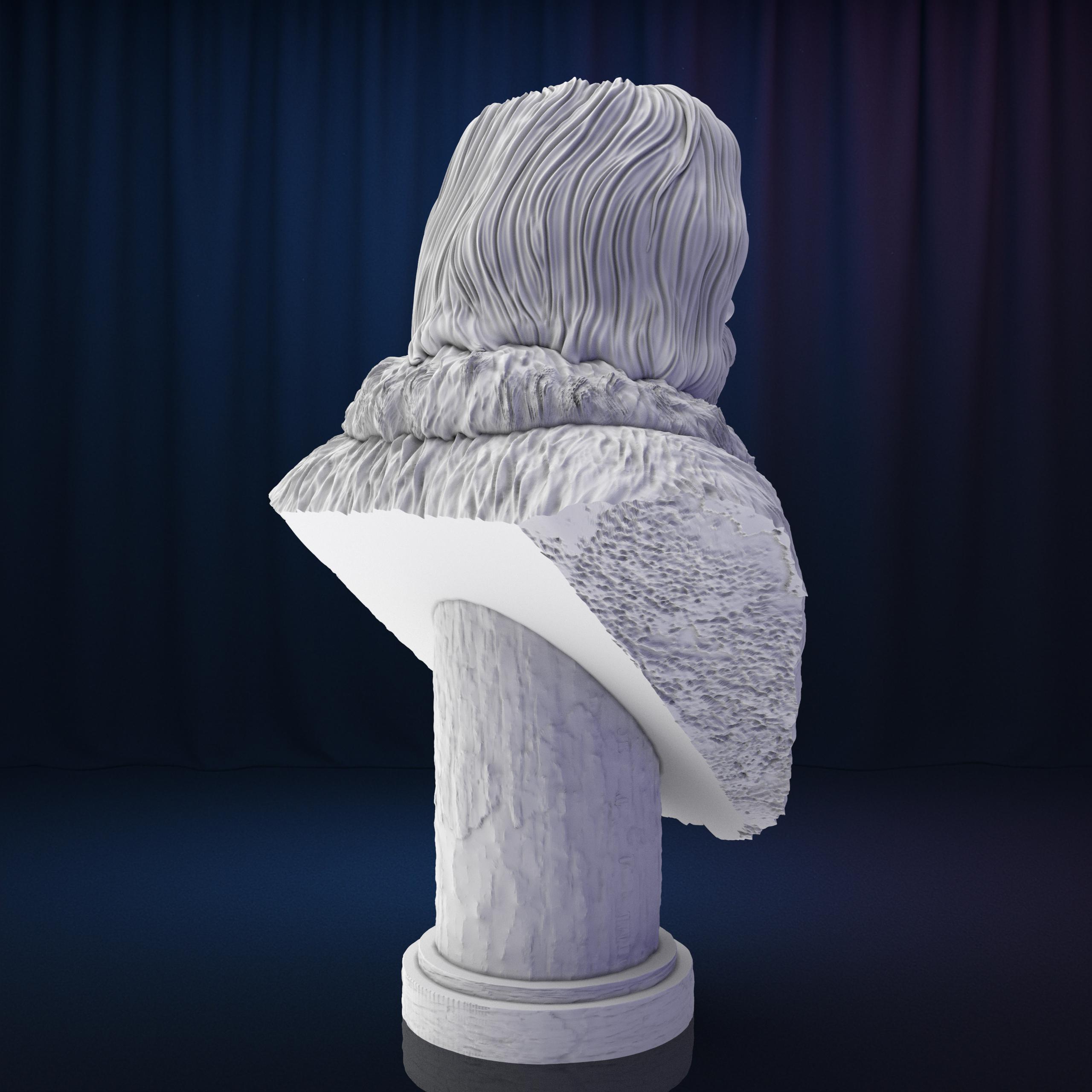John Ruth Bust STL | Cowboy Fan Art 3D Print Model | Classic Sheriff ...