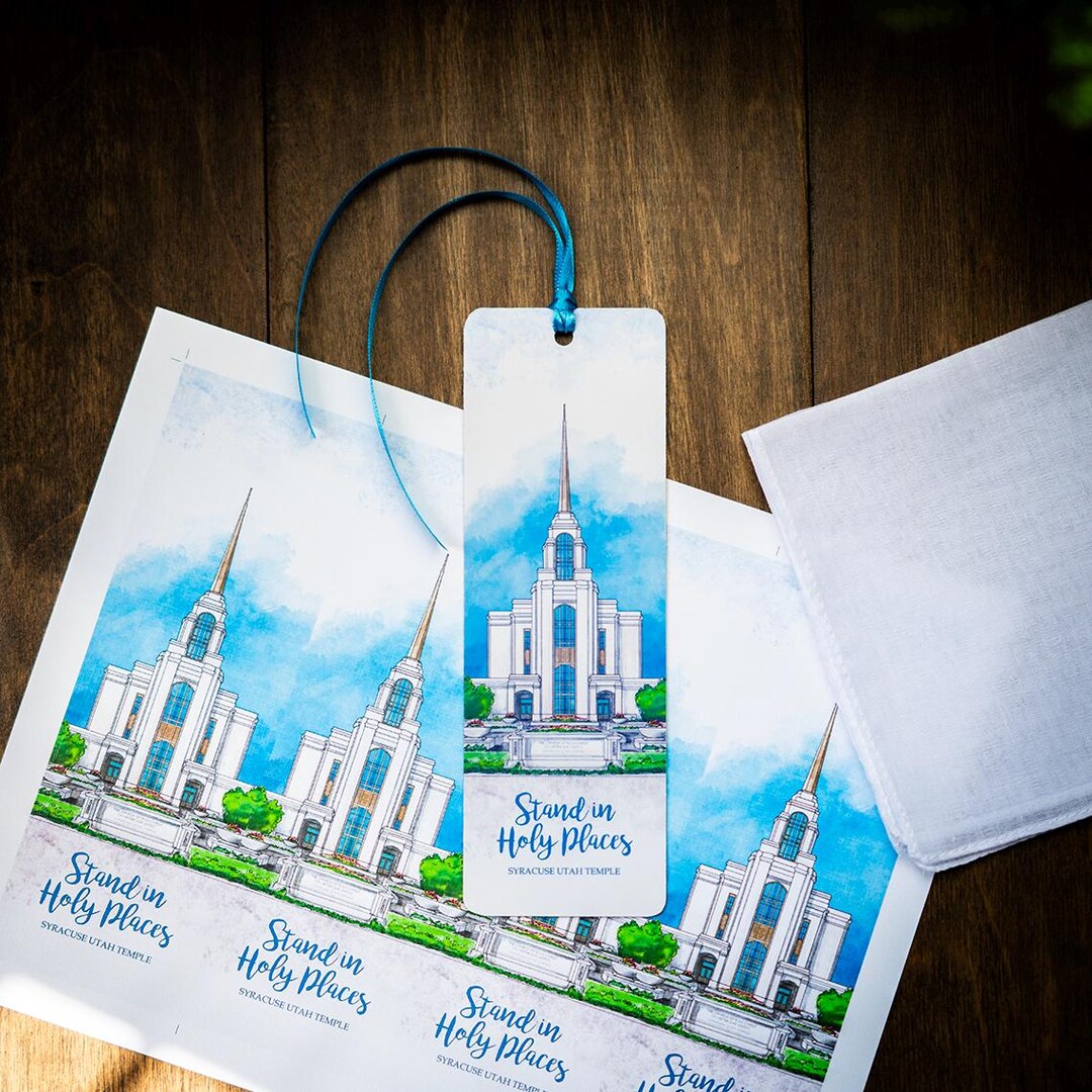 Syracuse Utah LDS Temple Digital Print and Bookmark - Etsy