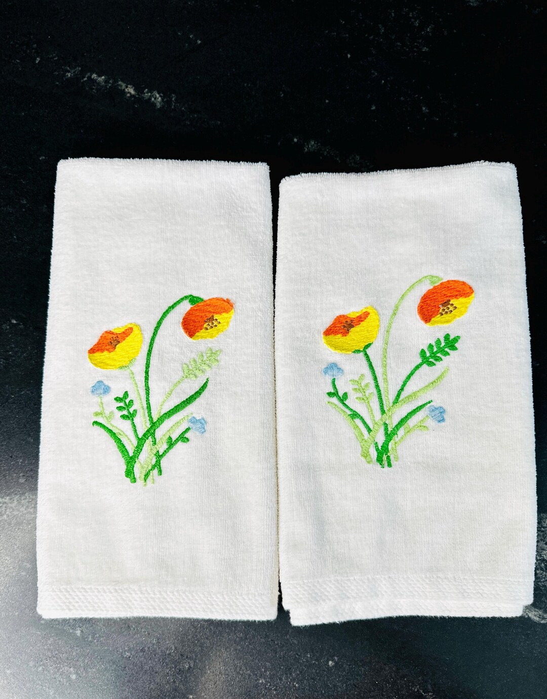 Vintage Hand or Kitchen Towels, No Fringe, by Lady Pepperell, New Old ...