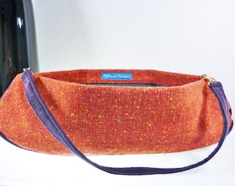 Purple Tweed Bag - Etsy