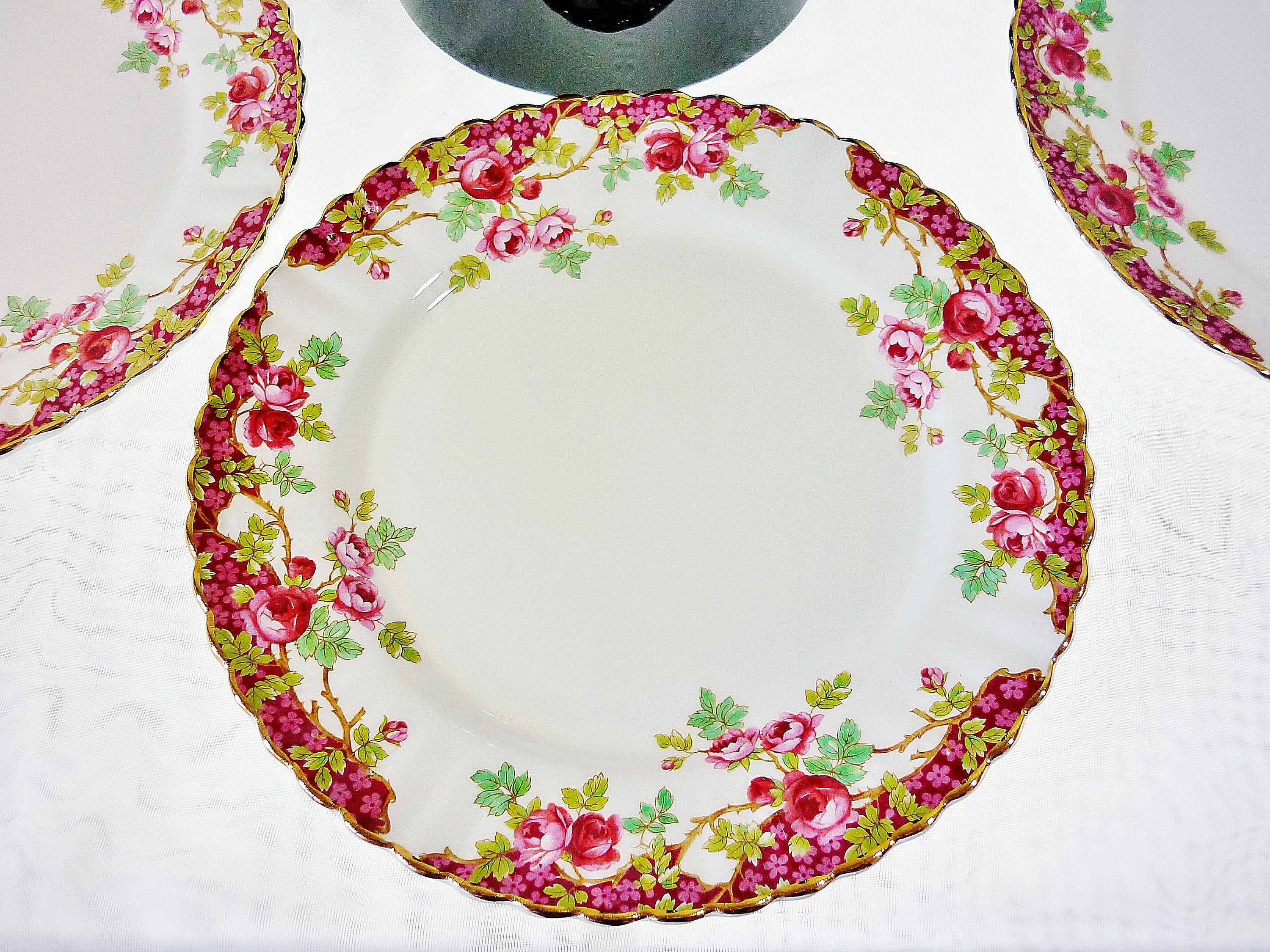 Royal Stafford Dinner Plate Olde English Garden Pattern Sold - Etsy