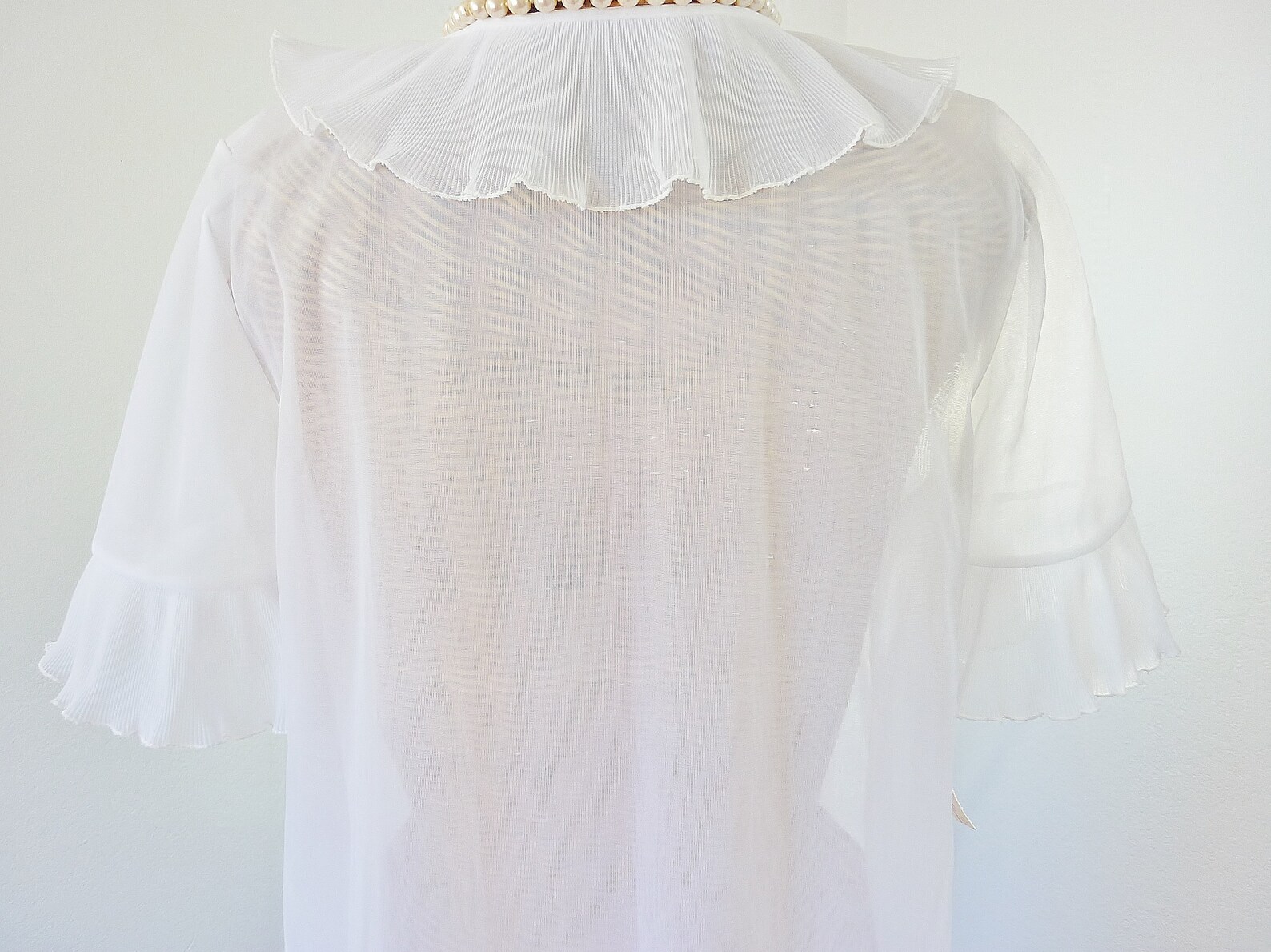 Evette Peignoir Set Bridal White 60s Robe Nightgown Set New - Etsy