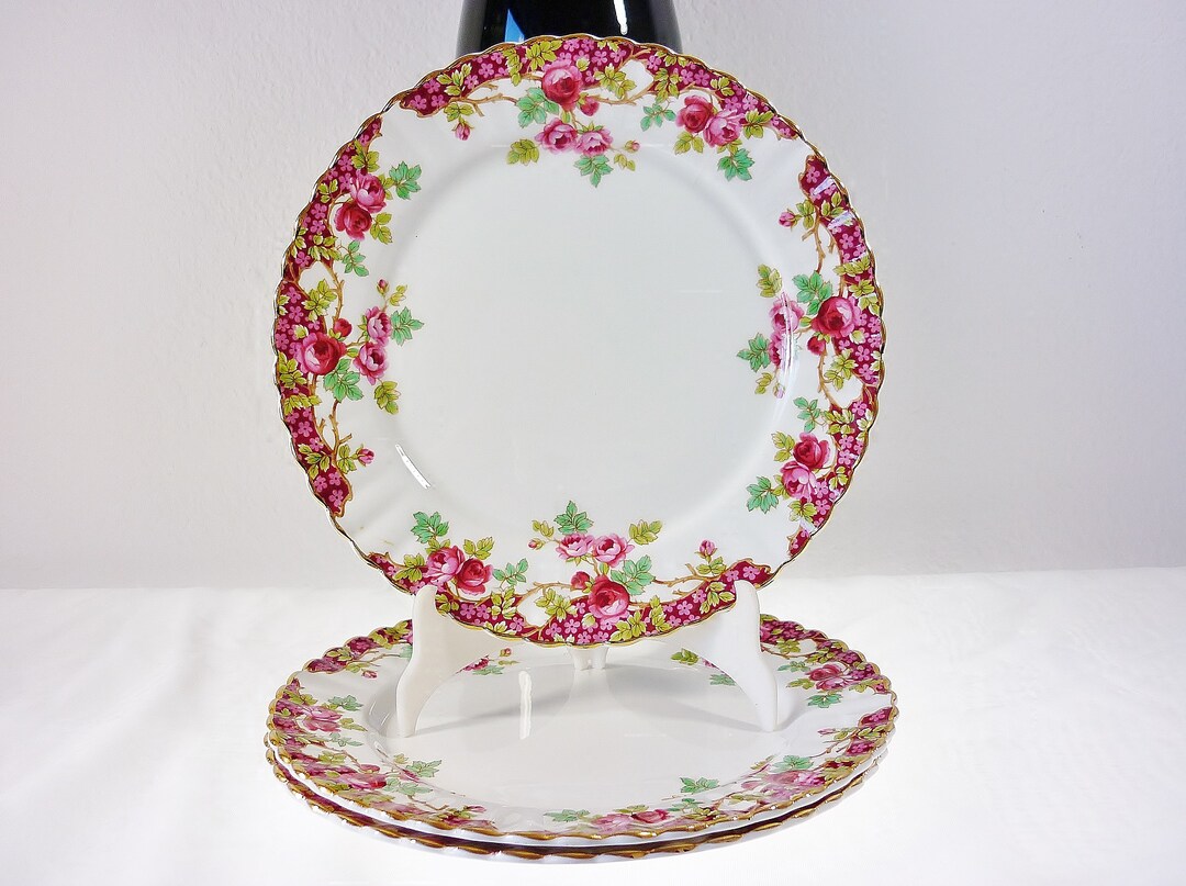 Royal Stafford Dinner Plate Olde English Garden Pattern Sold - Etsy