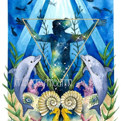 Elemental Spirit Art: EARTH Archival Quality Print 5x7 8x10 - Etsy