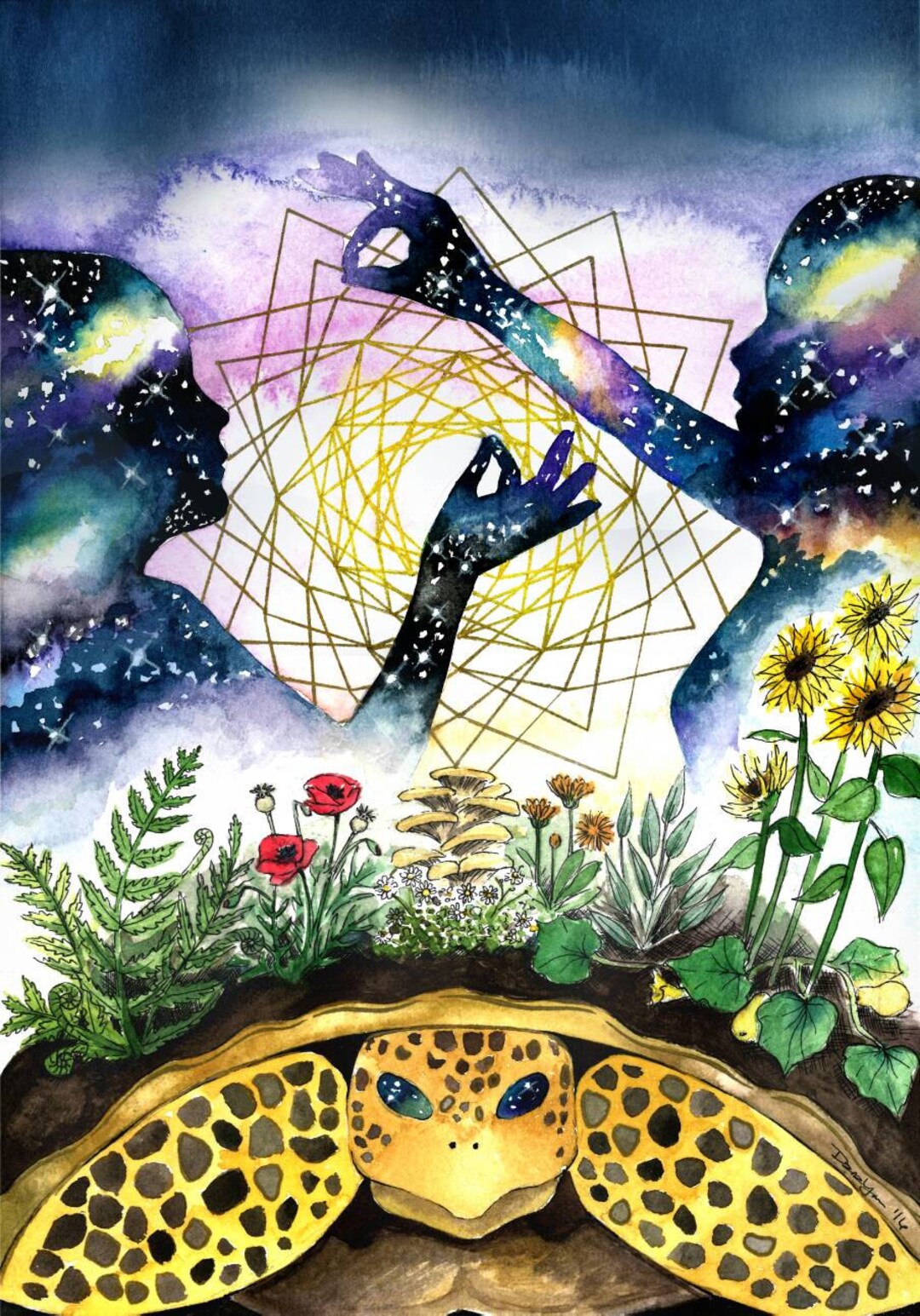Spirit Weavers Art Print (11"x14" or 5"x7") - Etsy