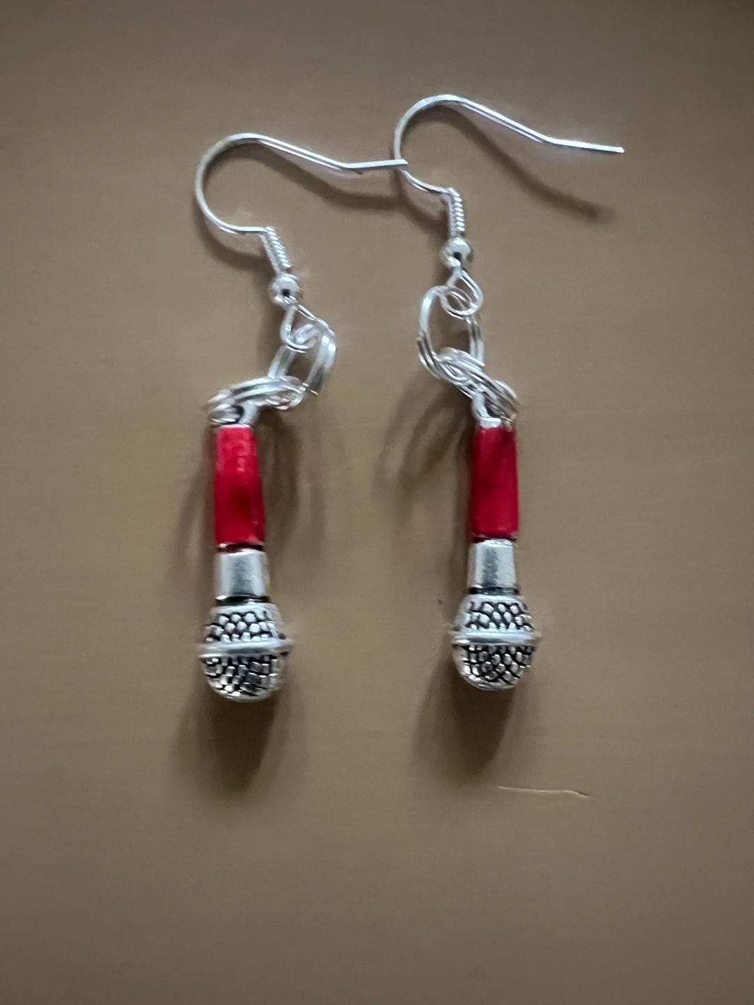 Liam RIP. Mini Liam Red Microphone Earrings FREE Memorial Button ...