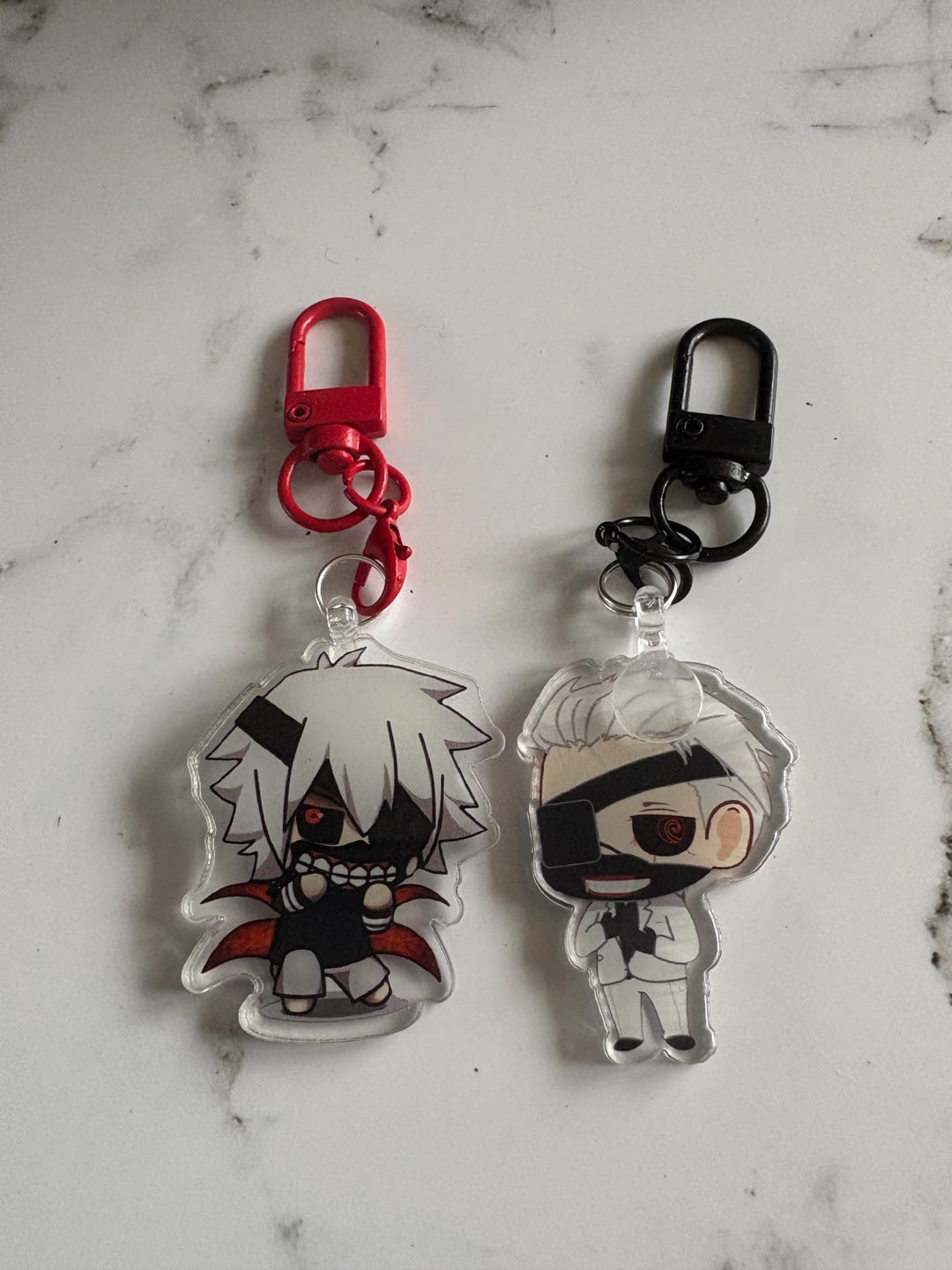 Tokyo Ghoul Key Chain Set of 2 Anime Cosplay Manga - Etsy