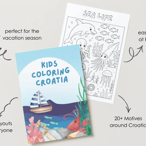 Croatia Coloring Pages – 20+ Printable Illustrations, Coastal Towns ...
