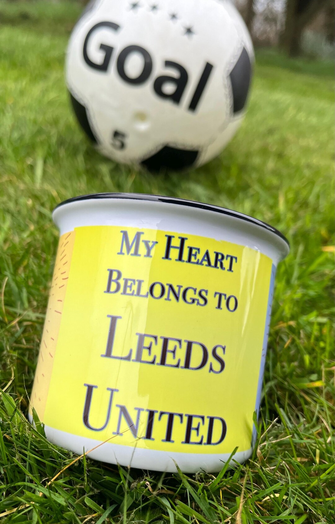 Leeds United Mug, Soccer Fan Gift, 225ml Ceramic Mug - Etsy