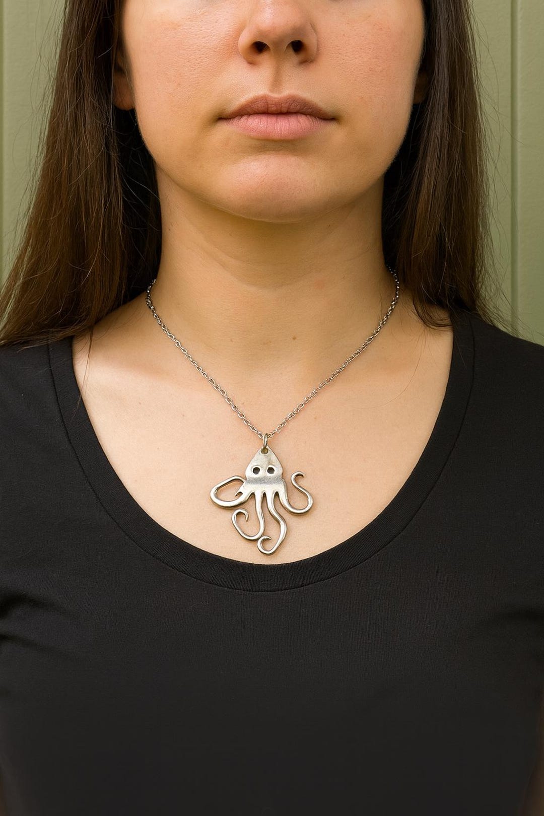 Recycled Silverware Octopus Pendant Made From an Actual Vintage Fork ...