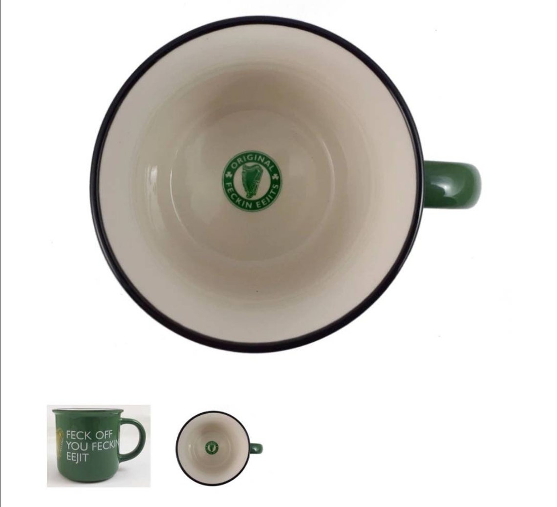 Mug Feck off You Feckin Eejit Mug 12oz Green Mug 350ml Mug Best Seller ...
