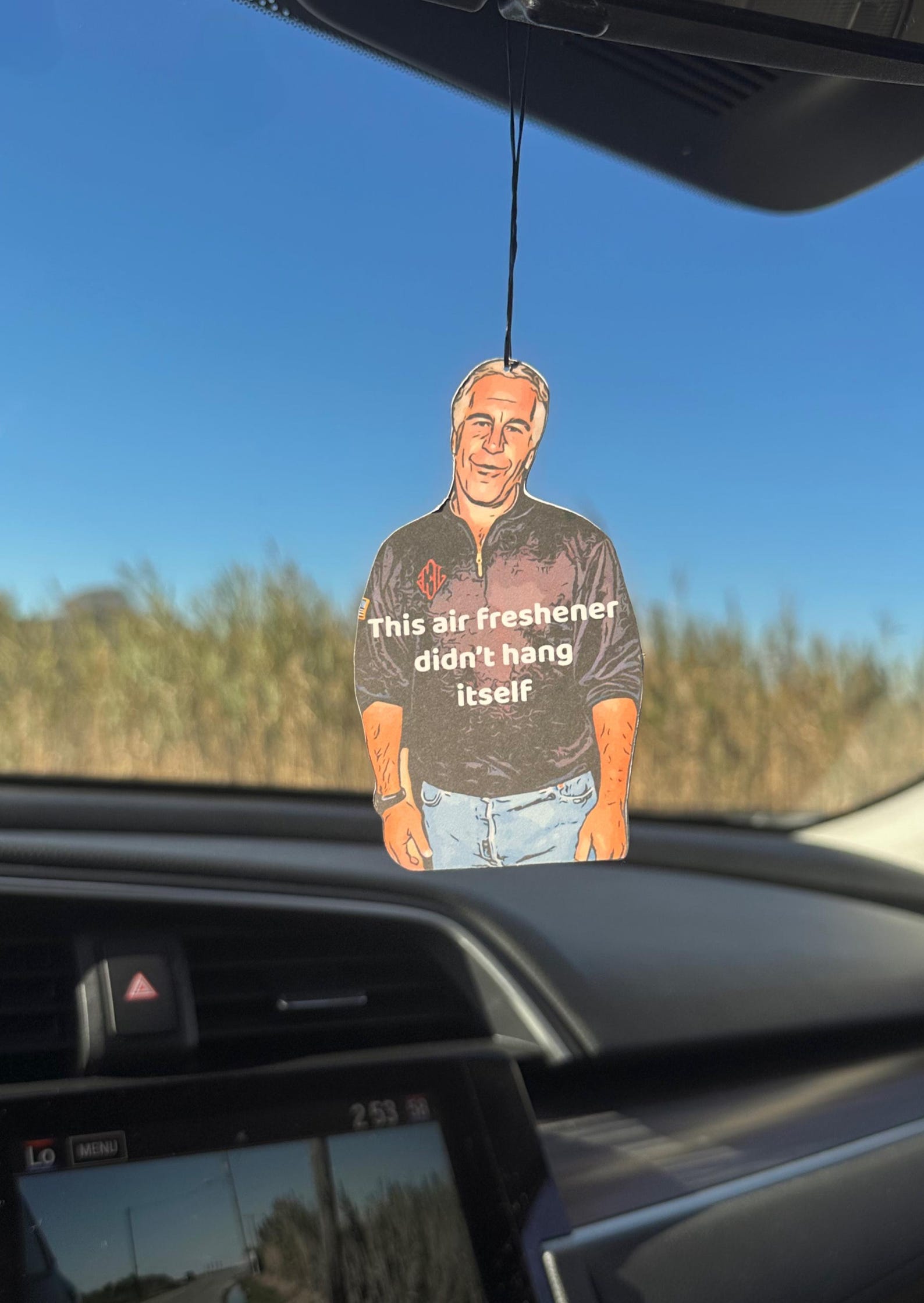 Car Air Freshener Jeffrey Epstein White Elephant Gift Dirty Santa - Etsy