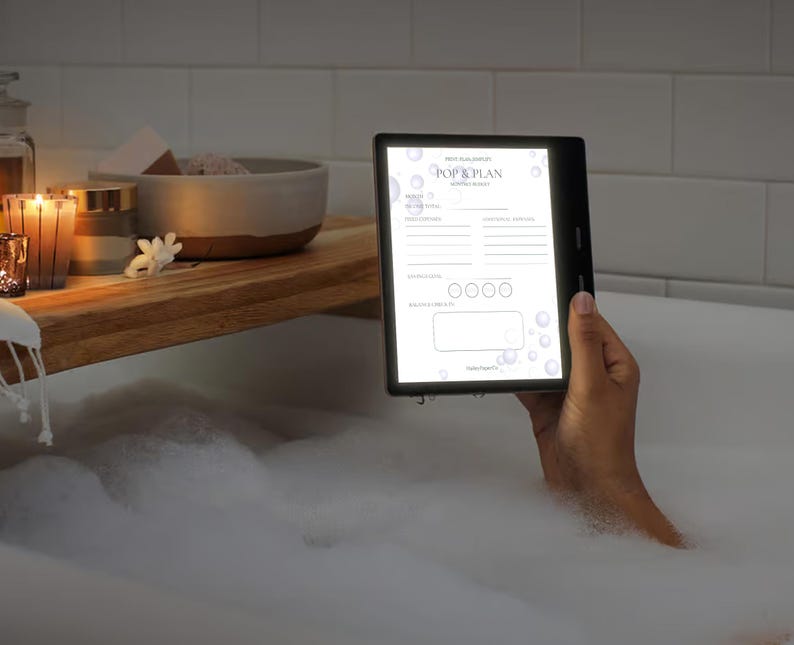 Pop & Plan: Monthly Budget Sheet | Bubble-themed Printable Finance ...