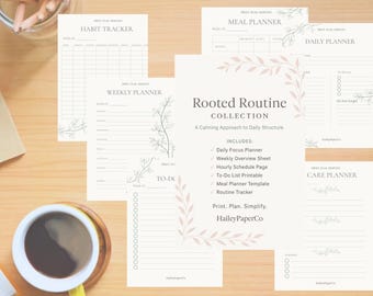 Balanced Living Planner Bundle: Printable Templates - Etsy