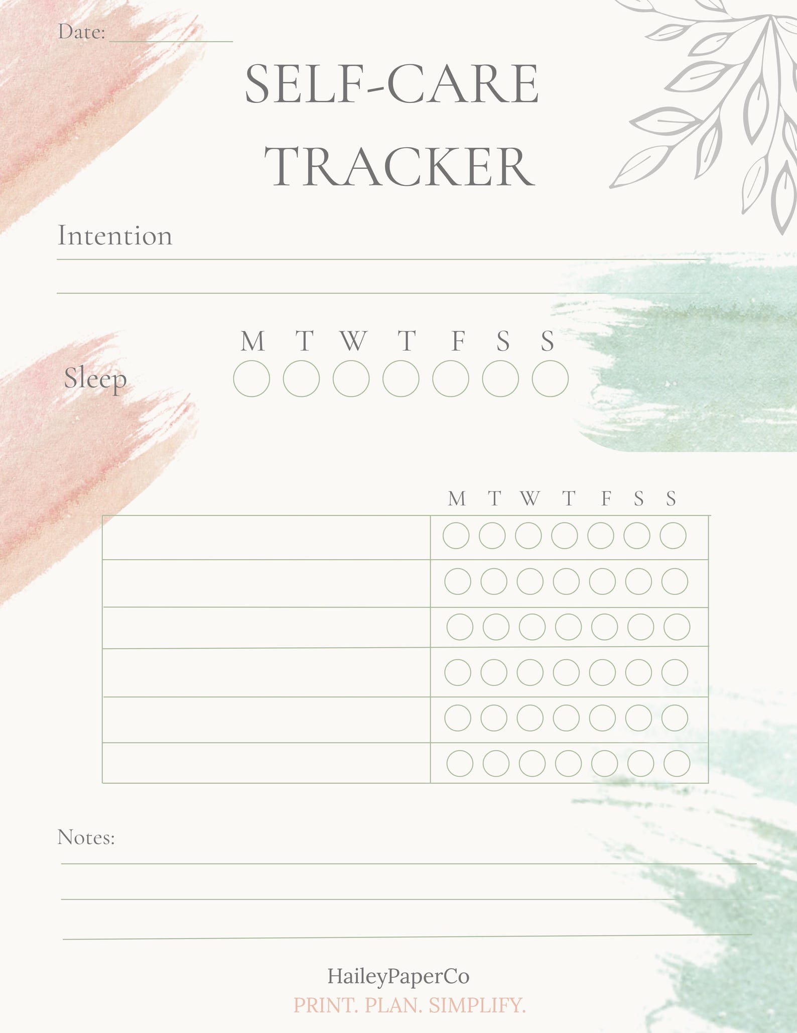 Daily Focus Collection | Printable Planner Bundle | 6-page Productivity ...