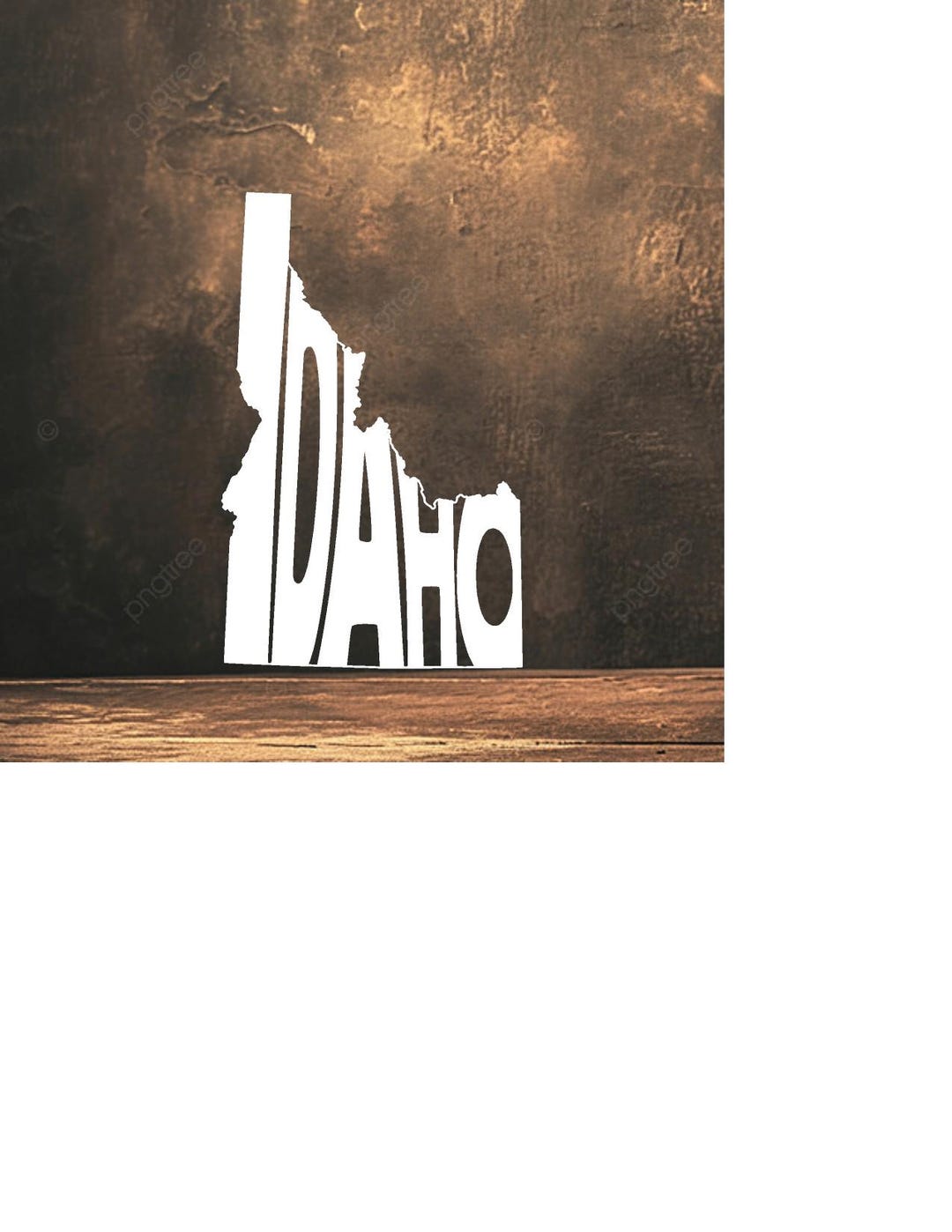 Idaho Silhouette IDAHO Letters - Custom Vinyl Car Truck Window Decal ...