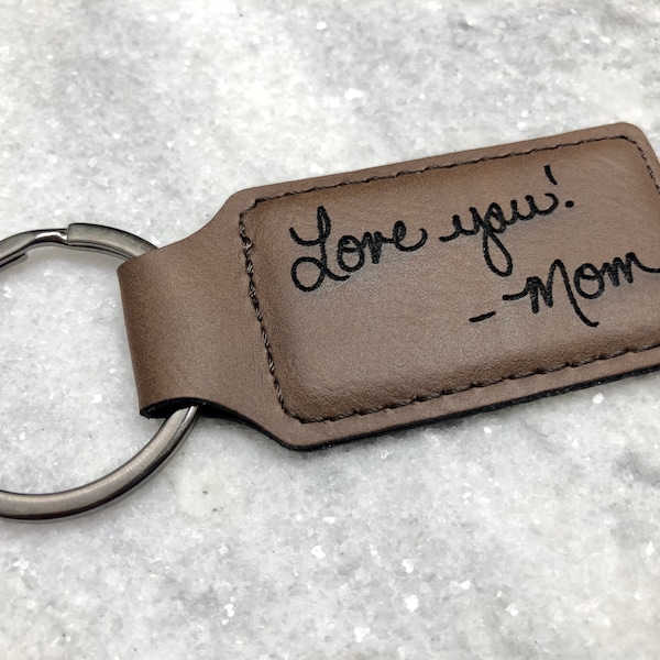 Handwriting Keychain - Etsy