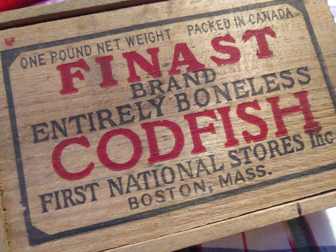Finast Boston Massachusetts Entire Boneless Codfish First National ...