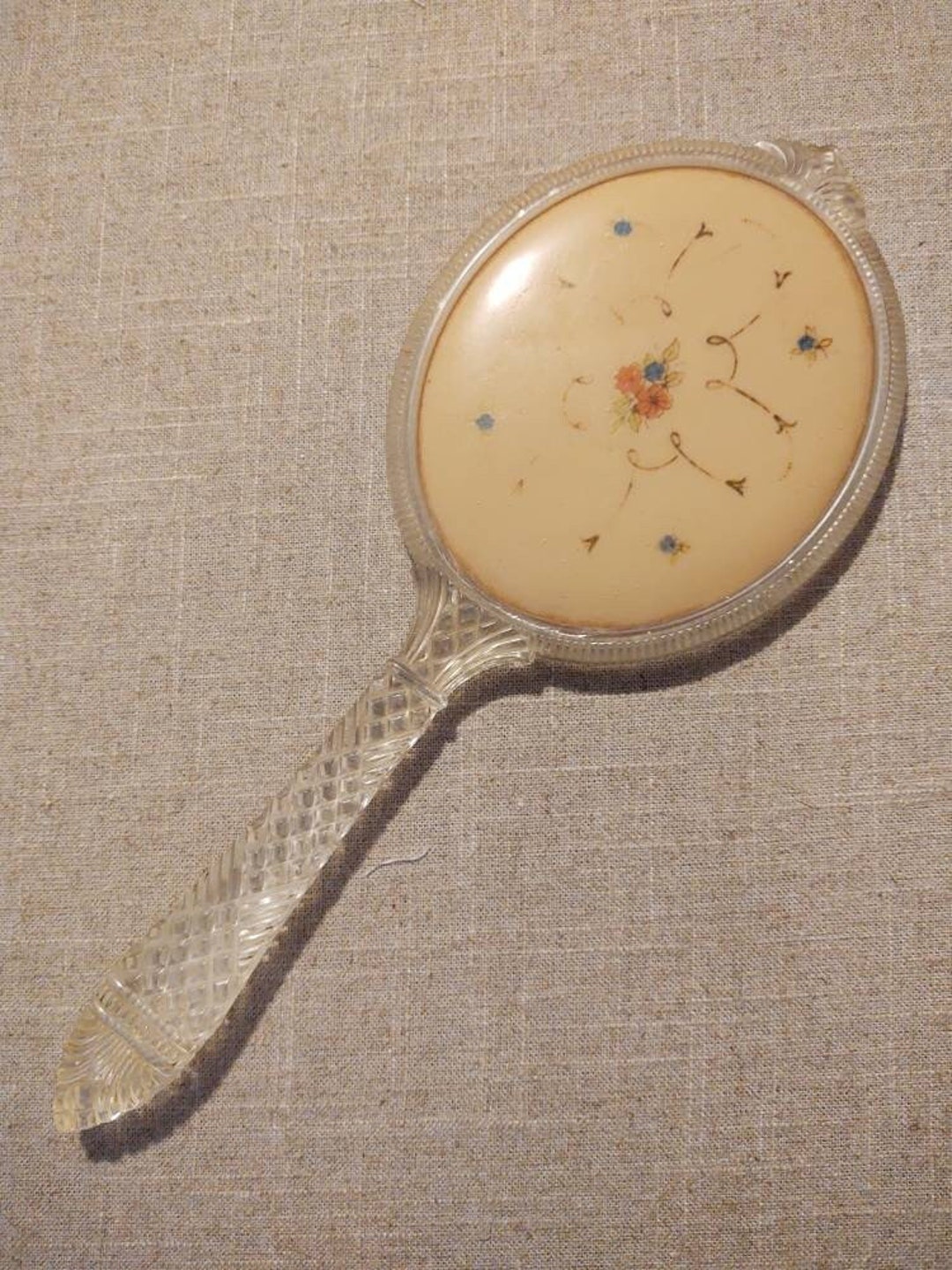 Boho Chic Lucite Hand Mirror - Etsy