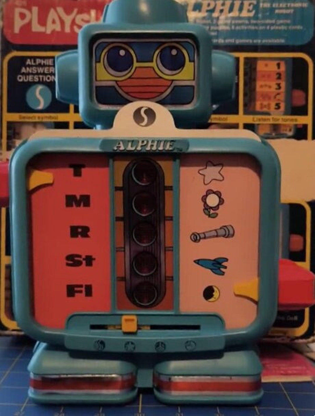 1970s Playskool Alphie the Electronic Robot Working Plays Tunes Games ...