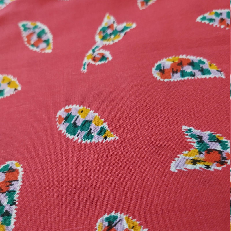 Red Ikat Fabric - Etsy