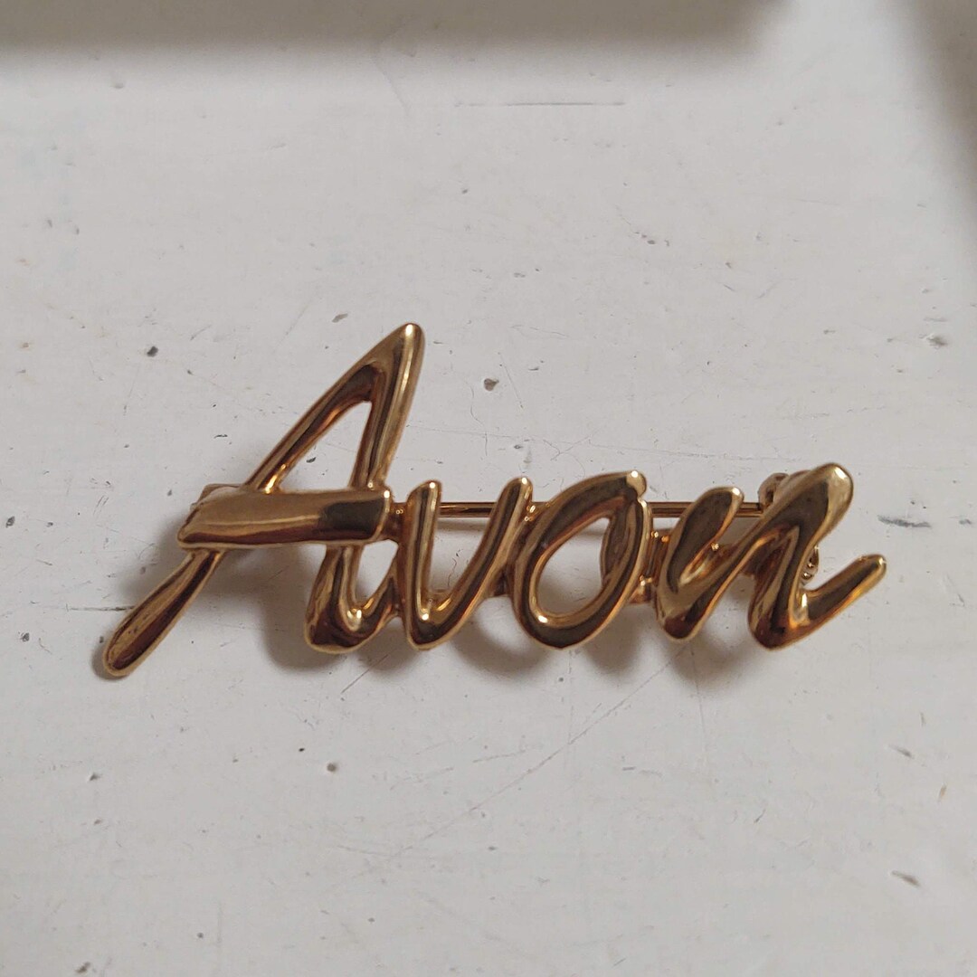 Vintage Avon Name Pin - Etsy
