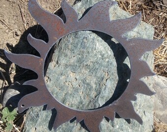 Rustic Sun Indoor/Outdoor Wall Decor 40 | Etsy