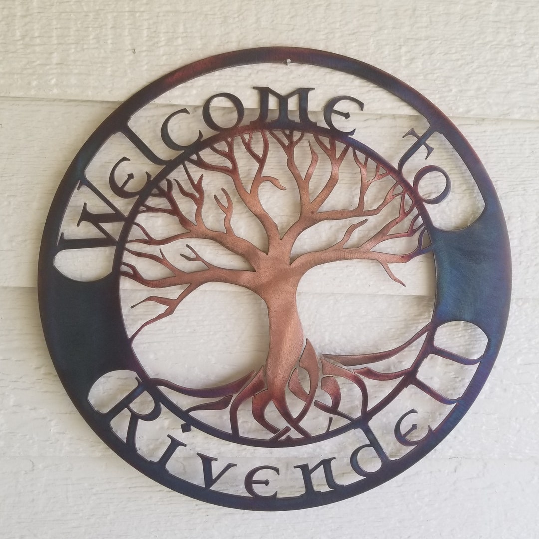 Welcome to Rivendell Custom Tree Recycled Hobbit Inspired Colored ...