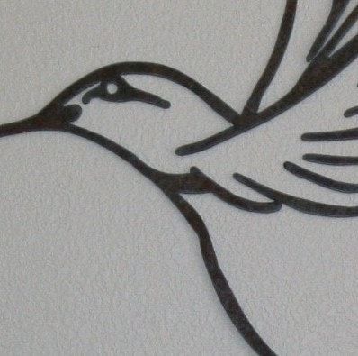 Hummingbird Rustic Hanging Art Metal Hummingbird Custom Steel - Etsy