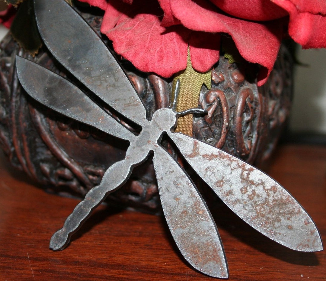 Rustic Dragonfly Wall Decor Set of 2 - Etsy