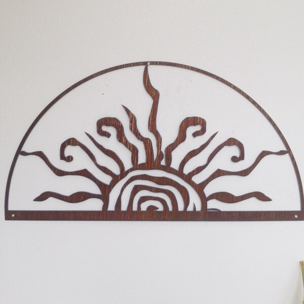 Large Metal Sun Wall Art - Etsy
