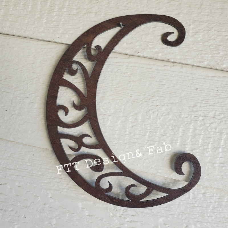 Metal Moon Wall Art - Etsy