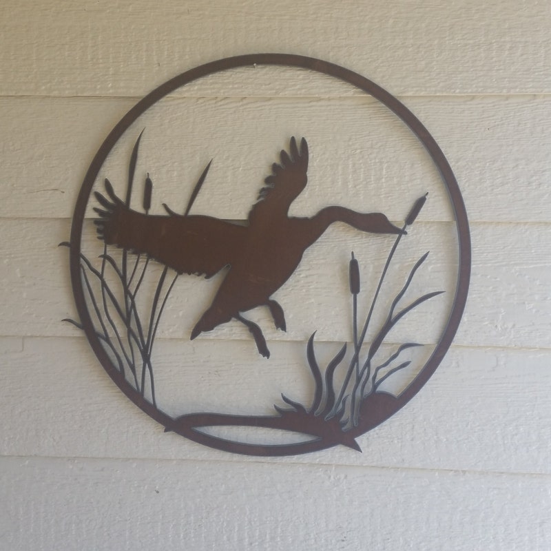 Metal Art Geese - Etsy