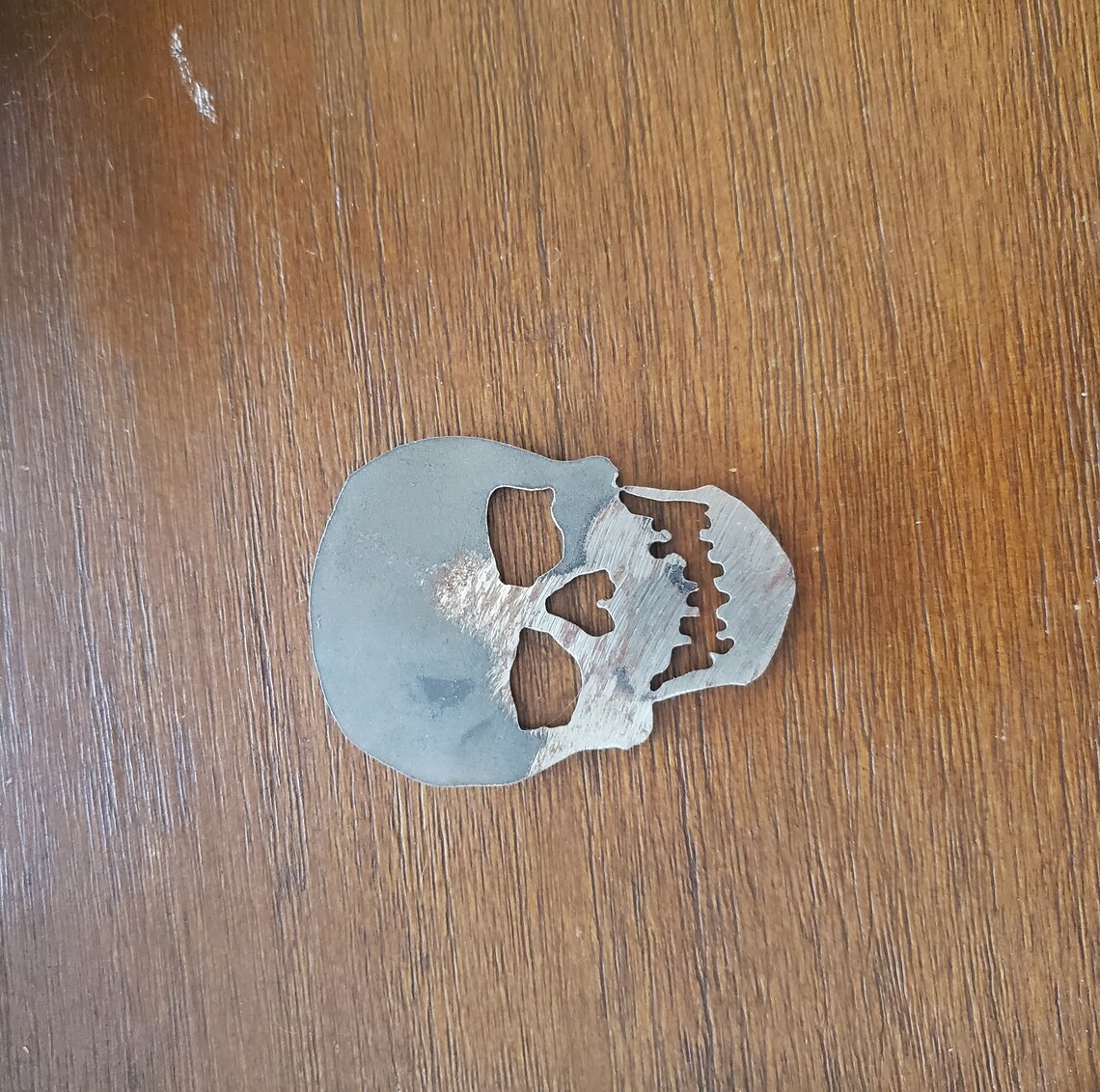 Rustic Recycled Steel Skull Metal Skull Decor Custom Steel - Etsy