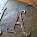 Silver Recycled Steel Letters Numbers Symbols Custom 8 Inch Letters ...